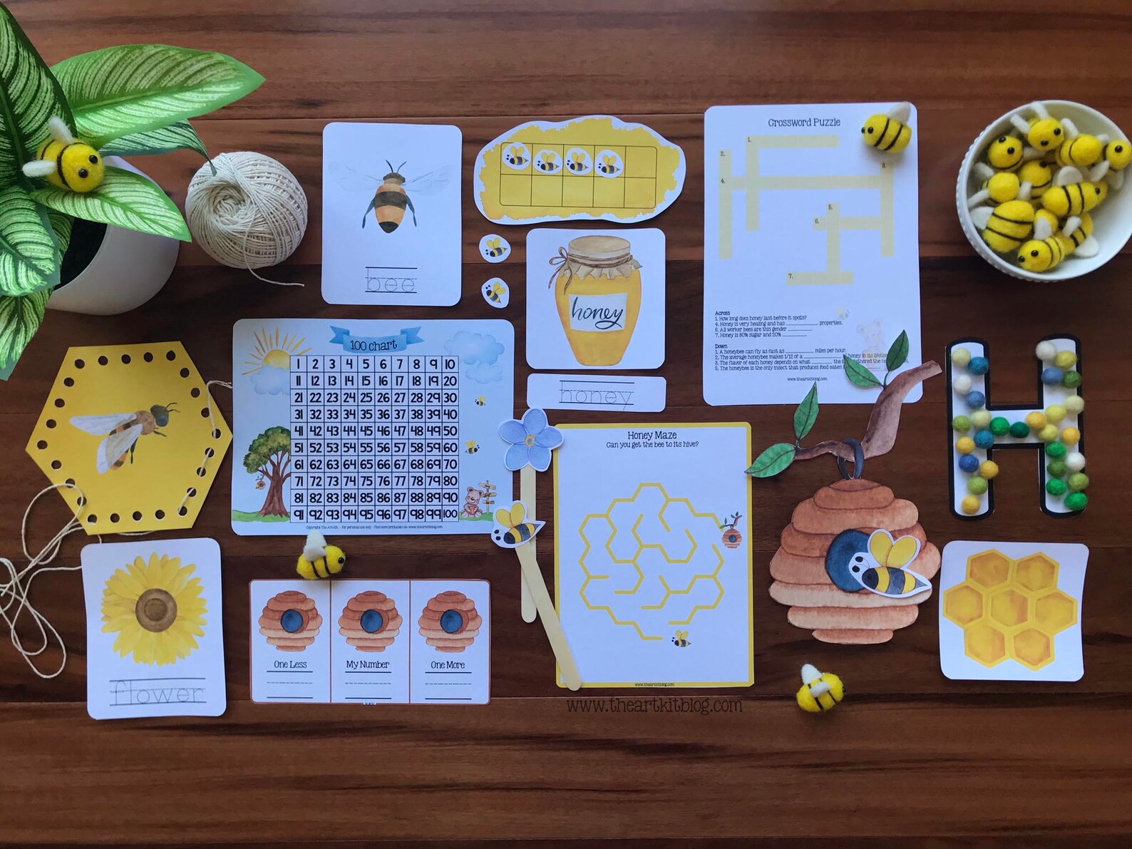My Honey Bee Learning Pack Unit Study Busy Book - Etsy