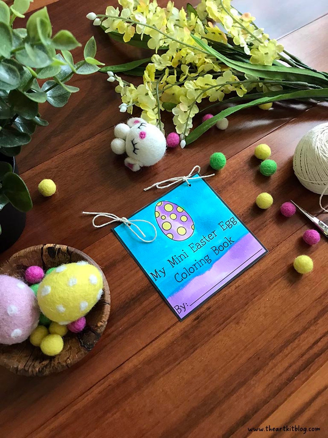 Mini Coloring Book, Mini Coloring Pages, Easter Egg Coloring Pages ...
