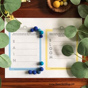 Printable Acrostic Poem Templates for May for Kids, Language Arts ...