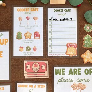Christmas Cookie Cafe, Pretend Play Shop, Christmas Pretend Play ...