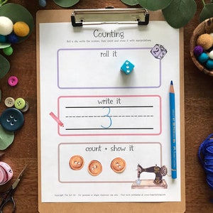 Sewing Printables, Kids Learning Activities, PDF Download, Homeschool ...