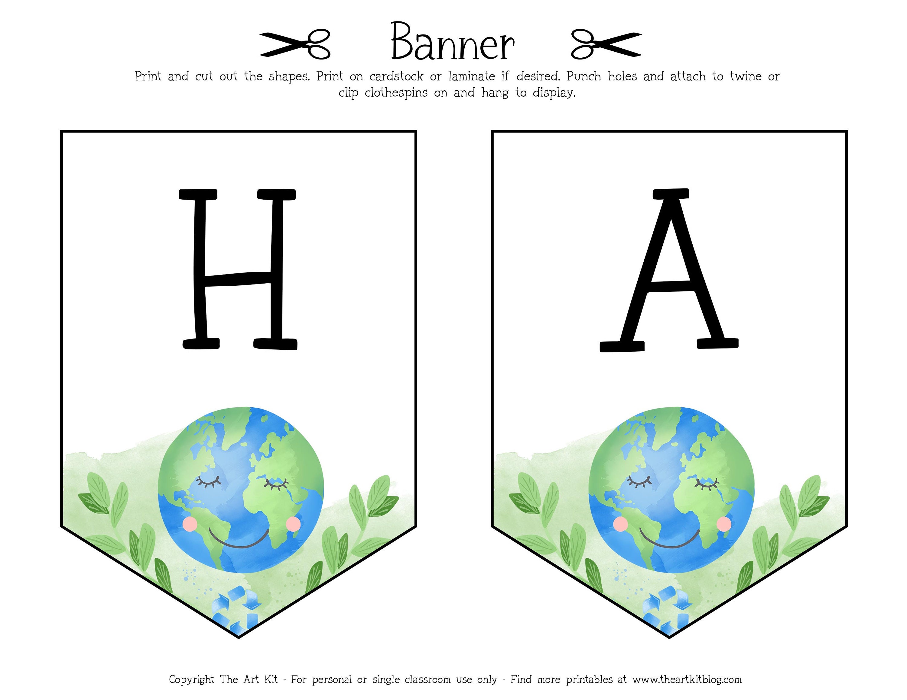 16 Printable Banners for Holidays and Seasons, Happy Birthday Banner ...