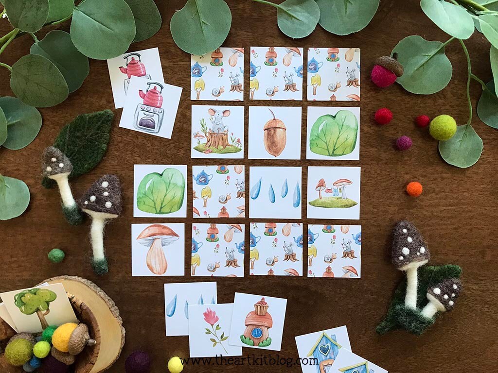 Woodland Game Bundle Printables for Kids Book Game Bundle - Etsy