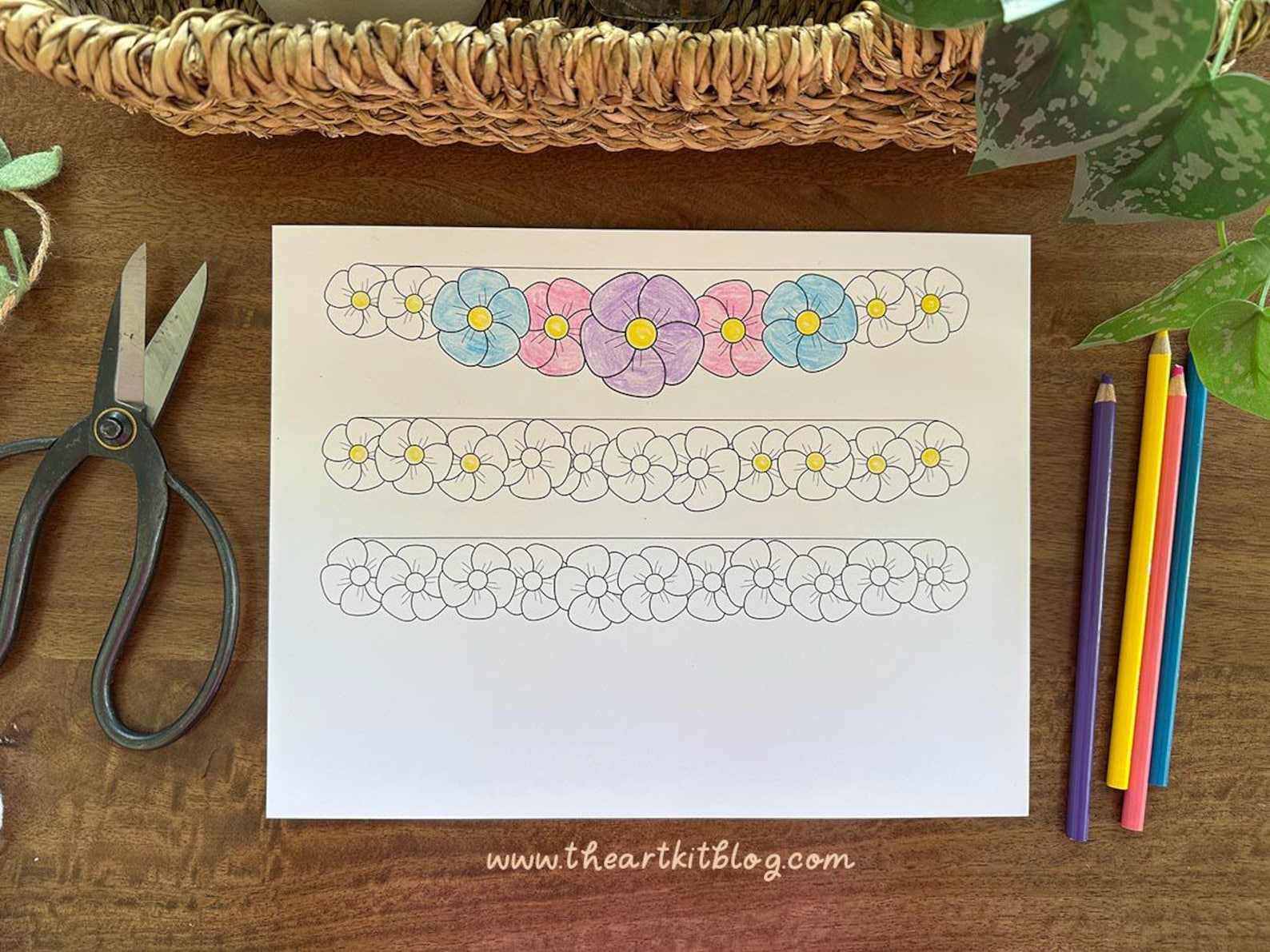 Flower Paper Crown Printable | DIY Floral Crown for Kids & Adults ...