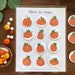 Pumpkin Memory Match Game Printable, Fall Busy Book Page, Homeschool ...