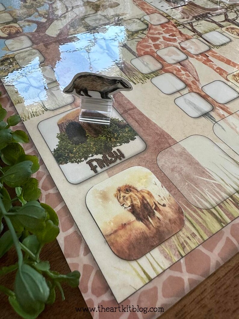 Printable Board Game, Honey Badger Run Game, Printable Games for Kids ...