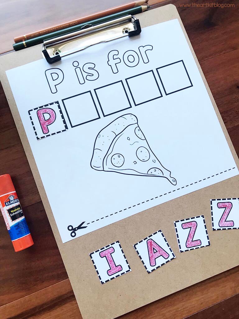 Pizza Coloring Pages, Printable Pizza Coloring Book, for Kids and ...