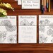 Mini Coloring Book With Flower Names, Mini Coloring Pages, Flower ...