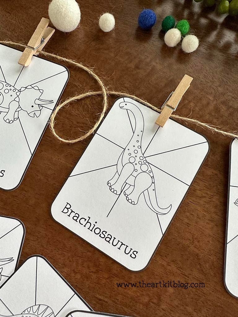 Dinosaur 3 Part Cards PDF, Montessori Nomenclature Cards, Classroom ...