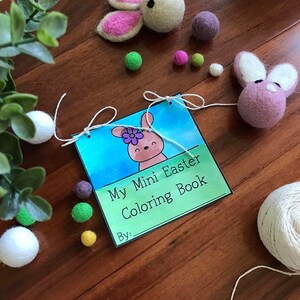 Mini Coloring Book, Mini Coloring Pages, Easter Coloring Pages, Easter ...