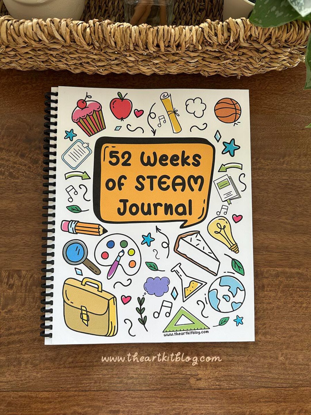 52 Weeks of STEAM Journal Prompts, Digital Download, Printable STEM ...