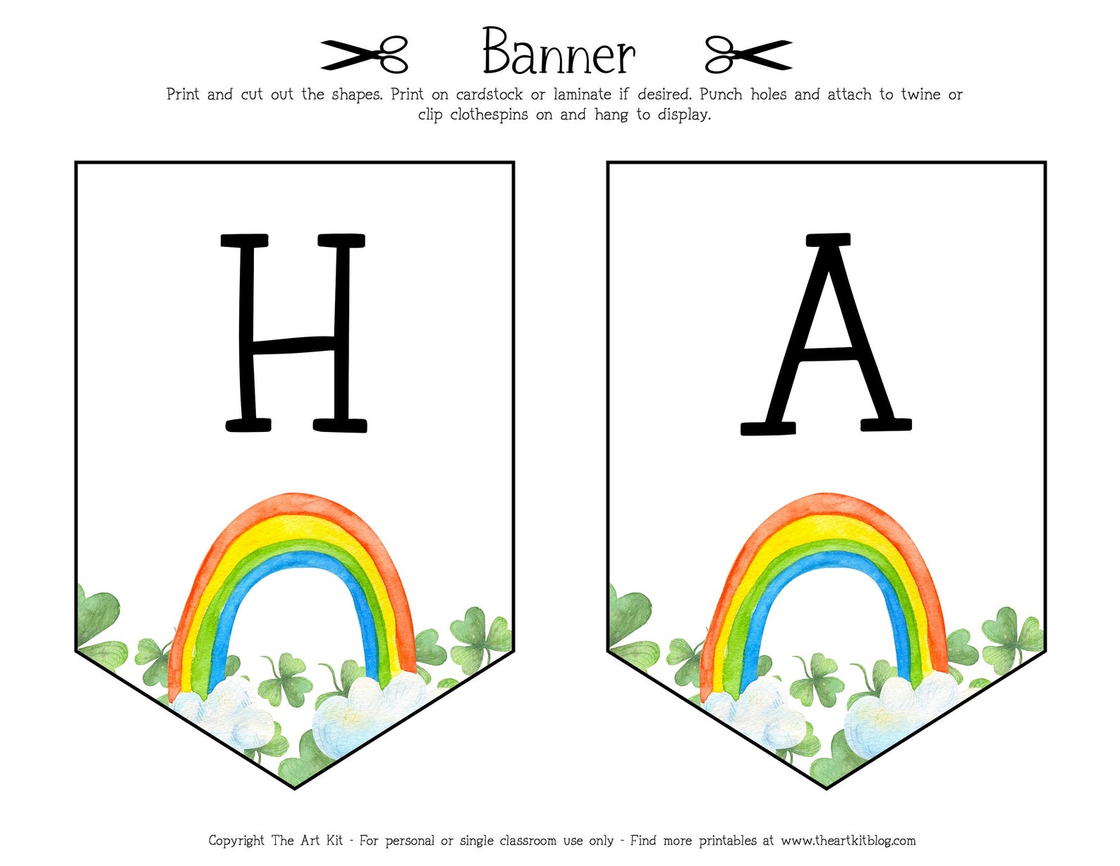 16 Printable Banners for Holidays and Seasons, Happy Birthday Banner ...