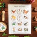 Memory Match Game Printable: Farm Edition Homeschool - Etsy