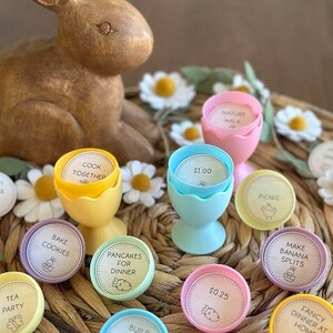 60 PRINTABLE Easter Egg Tokens, Easter Egg Filler, Easter Egg Hunt ...