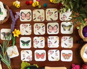 Butterfly Memory Game - Etsy