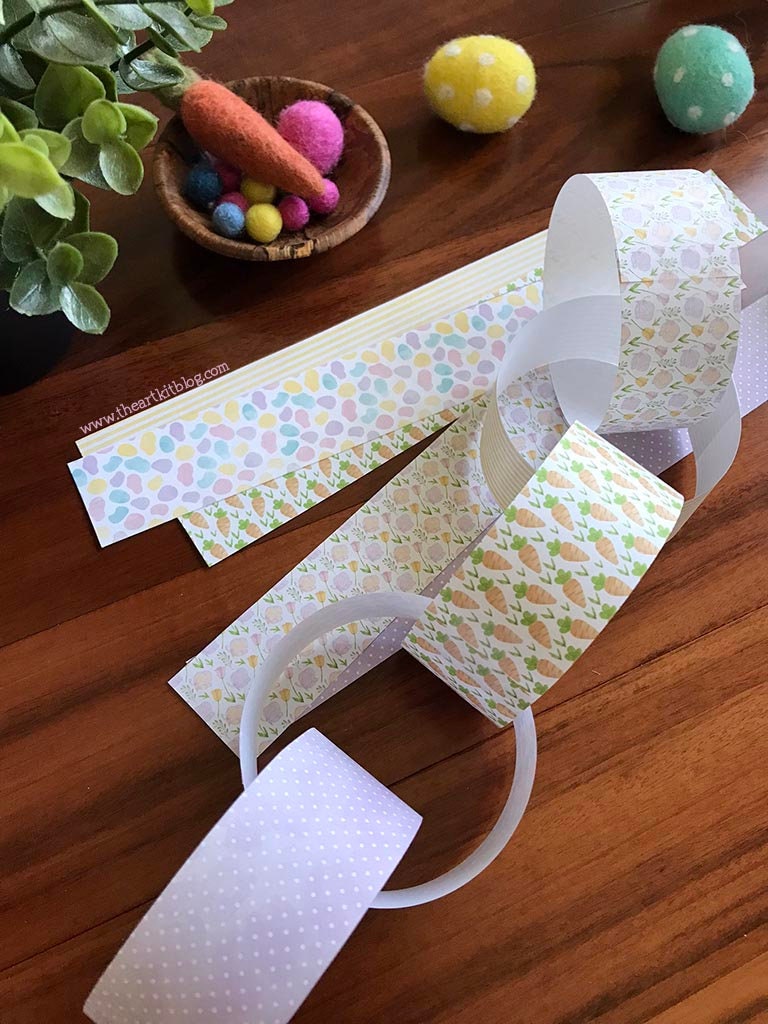 Cute Easter Paper Chains, Paper Craft, Easter Printable, Spring Craft ...