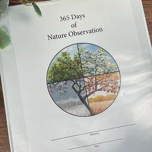 365 Days of Nature Observation Journal Prompts, Digital Download ...