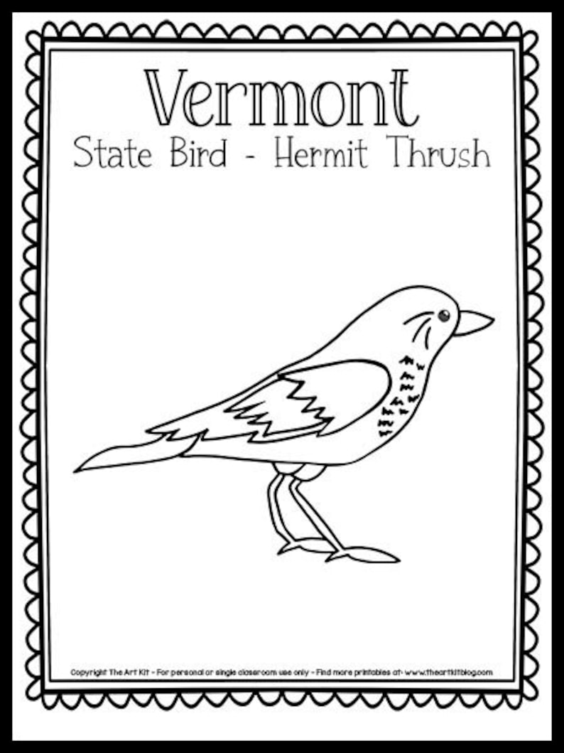 50 States Coloring Book, 50 States Homeschool, United States Map ...