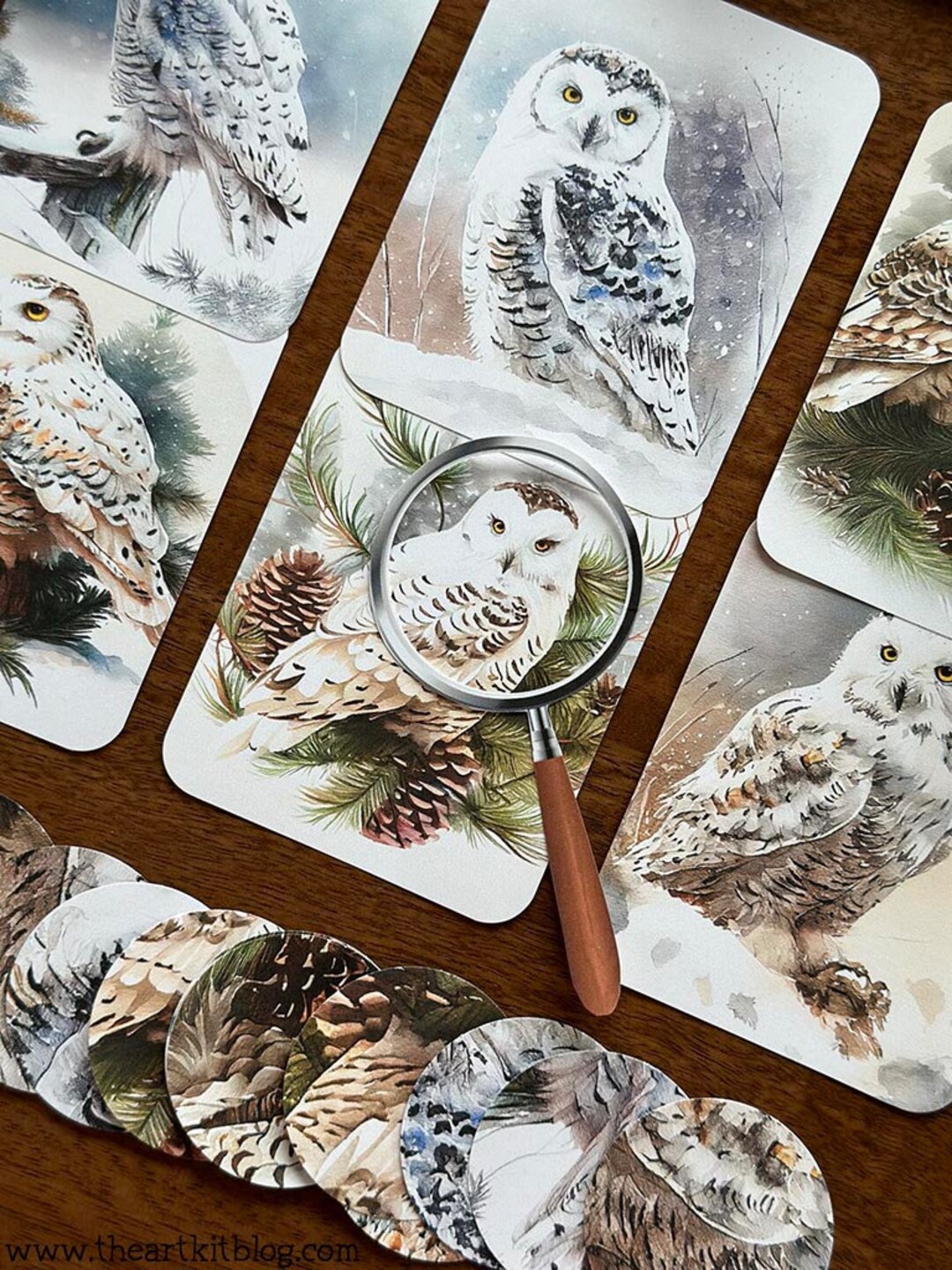 Snowy Owl Match Game Printable for Kids, PDF Download, Memory Match ...