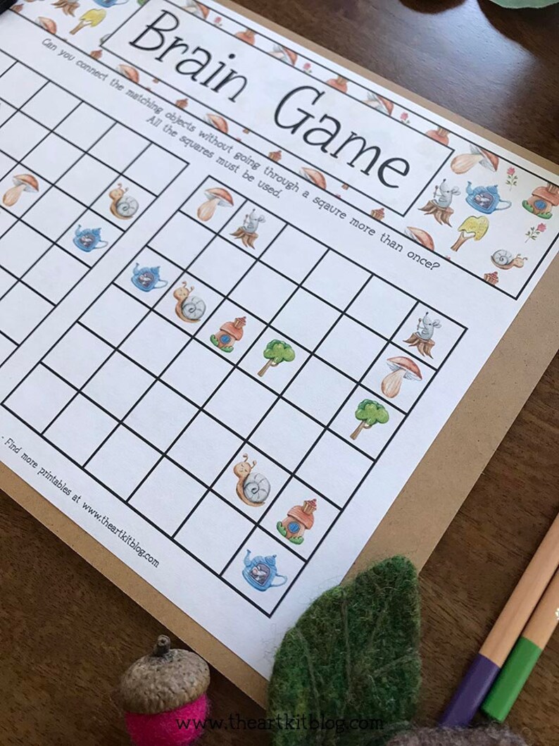 Woodland Game Bundle Printables for Kids Book Game Bundle - Etsy