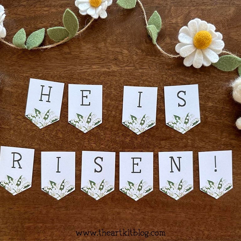 He is Risen Banner - Etsy