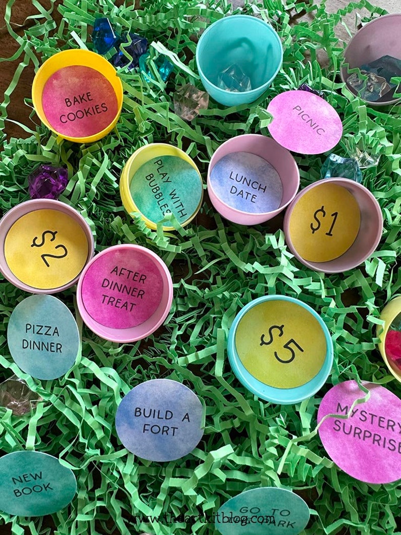 PRINTABLE Easter Egg Reward Tokens, Download Easter Basket Tokens, Kids ...