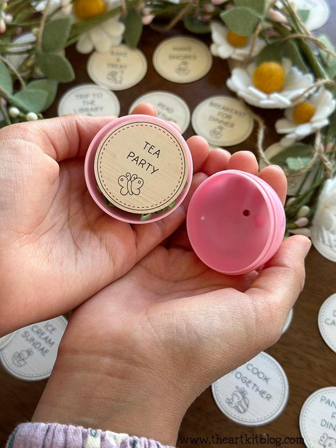 60 PRINTABLE Easter Egg Tokens, Easter Egg Filler, Easter Egg Hunt ...