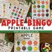 Types of Apples Bingo, Bingo Game Printable, Summer Games PDF, World ...