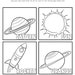 MINI Solar System Coloring Pages Book, 16 Mini Pages to Trace and Color ...