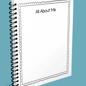 All About Me Journal for Kids - Printable - 40+ Pages of Fun Prompts ...