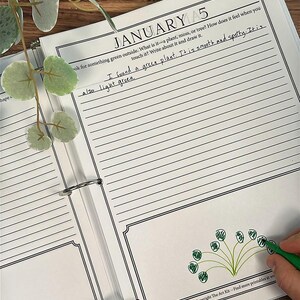 365 Days of Nature Observation Journal Prompts, Digital Download ...