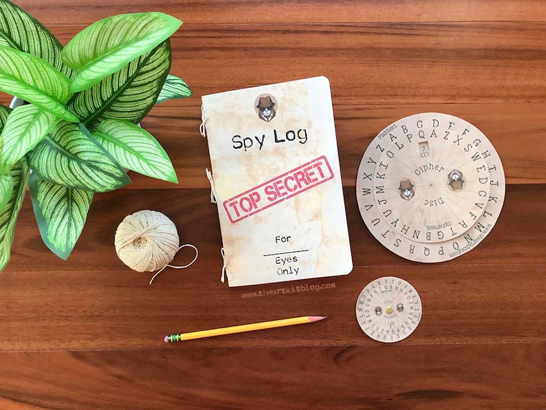 Cipher Wheel Printable for Kids Spy Kit Decoder Download - Etsy