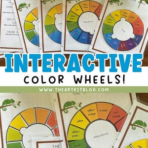 Interactive Color Wheel, Color Wheels for Kids, Printable Color ...