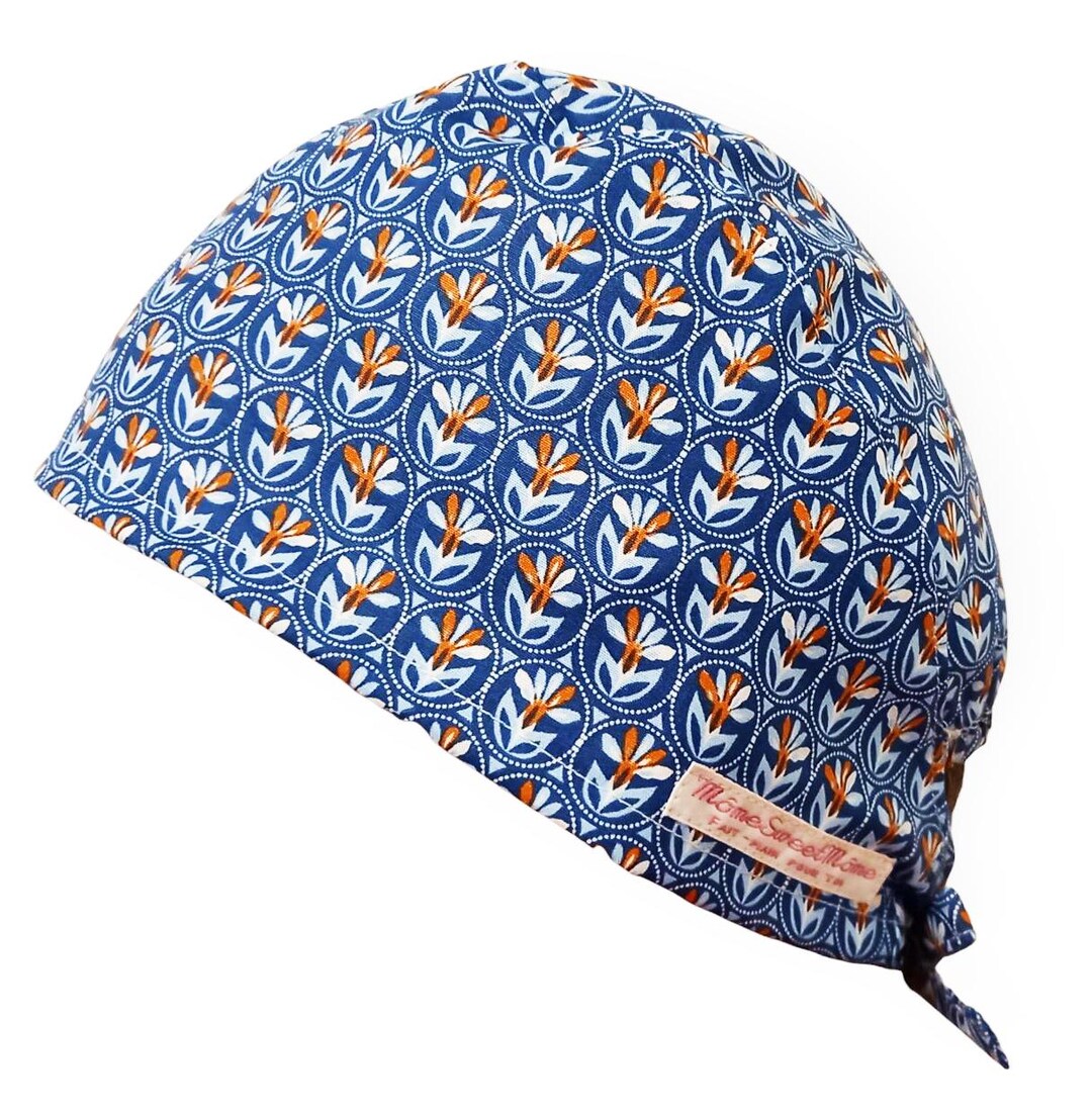 Surgical Cap With Vintage Medallion Design - Operating Room Cap ...