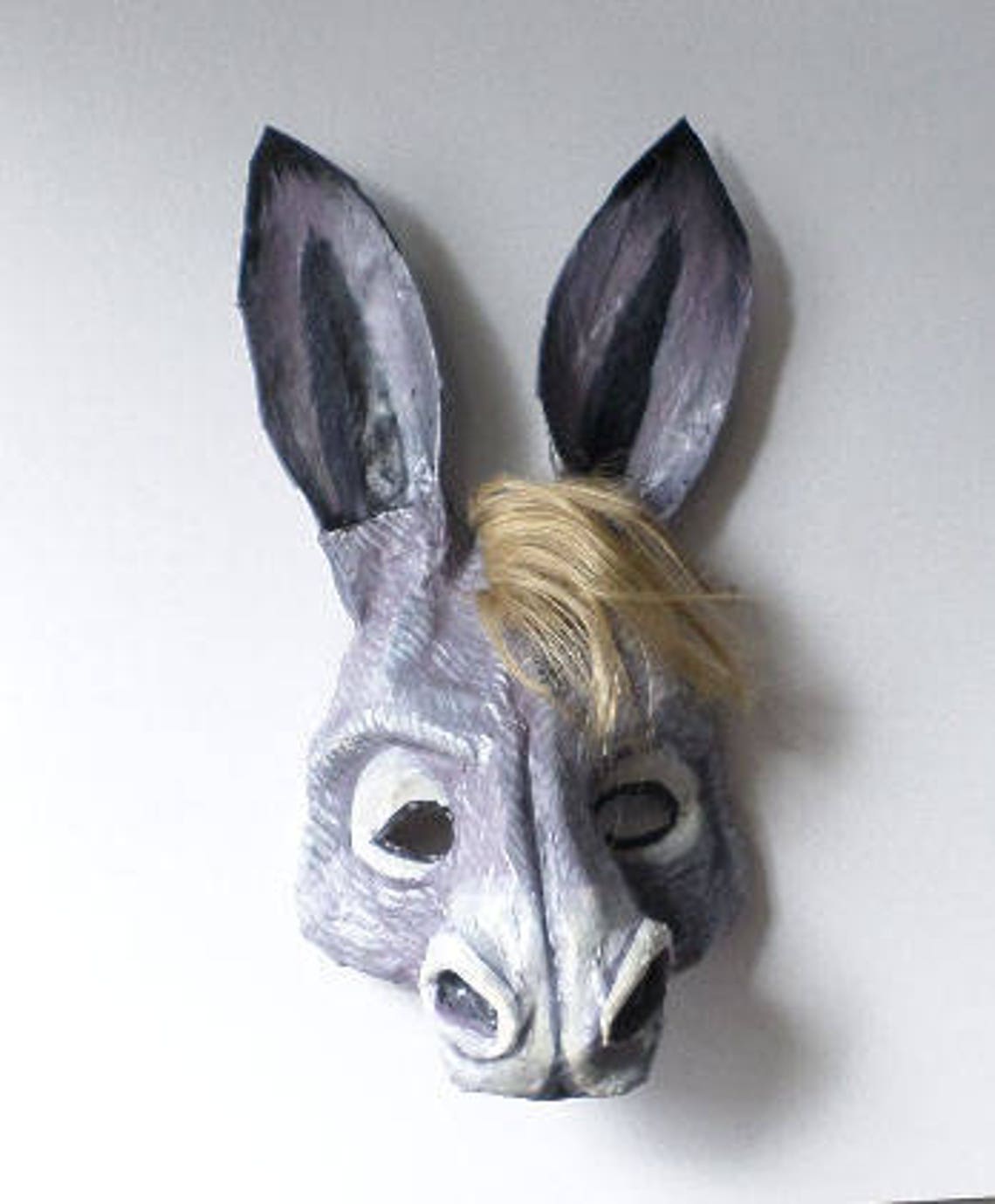 Donkey Mask Donkey Mule Animal Mask Wearable Paper Mache - Etsy
