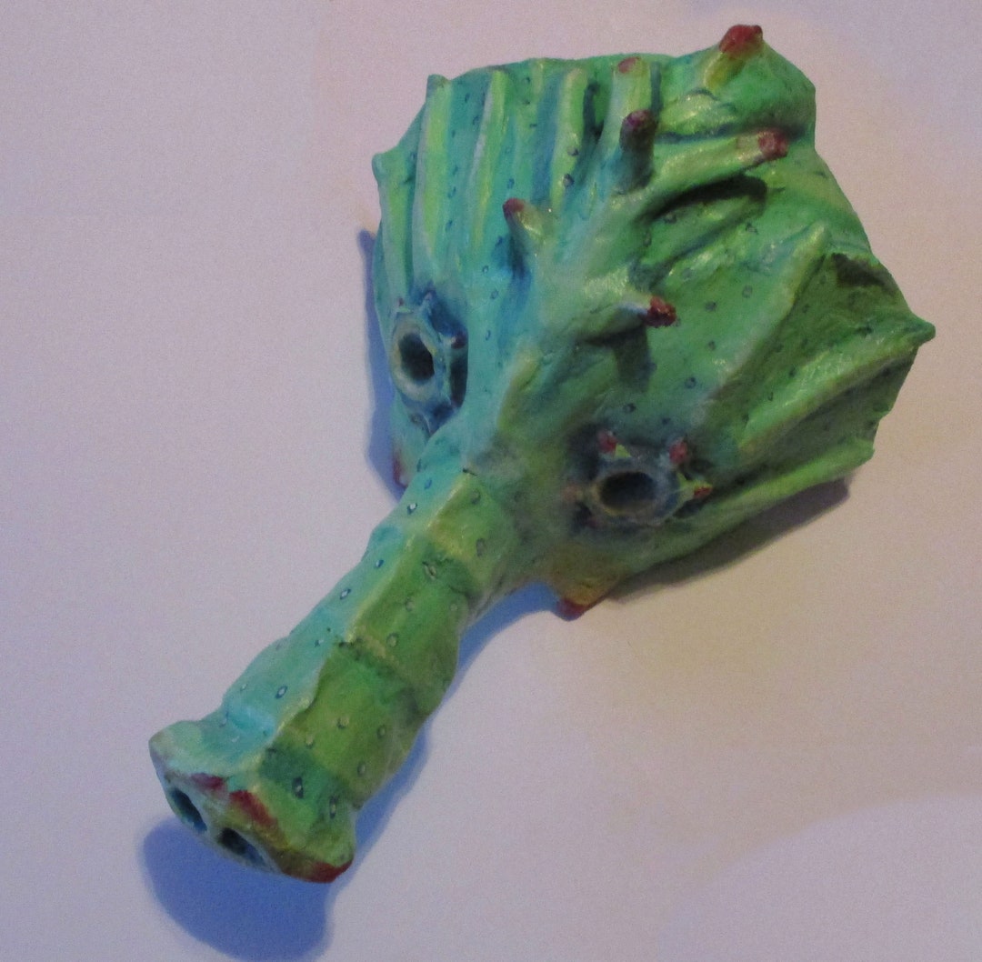 Seahorse Mask, Hippocampus, Sea Creature, Mask, Paper Mache, Wearable ...