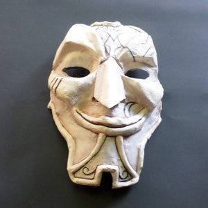 Djinn Mask, Jinn, Genie Mask, Wearable, Paper Mache - Etsy