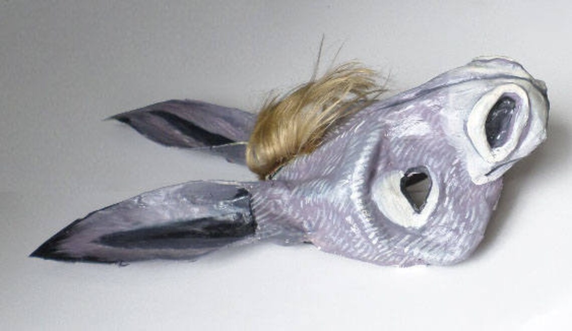 Donkey Mask Donkey Mule Animal Mask Wearable Paper Mache - Etsy