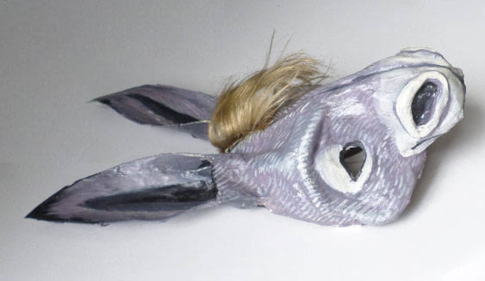 Donkey Mask Donkey Mule Animal Mask Wearable Paper Mache - Etsy