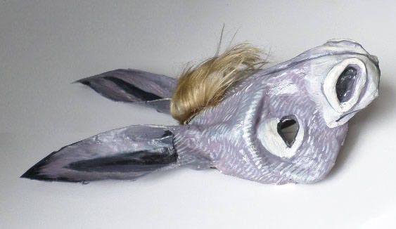 Donkey Mask, Donkey, Mule, Animal Mask, Wearable, Paper Mache - Etsy ...
