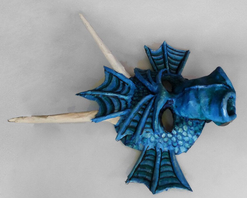 Jabberwocky Mask, Alice in Wonderland, Dragon Mask, Unique Mask ...