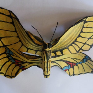 Butterfly Mask-southwestern Tiger Swallowtail, Yellow Mask, Half Mask ...
