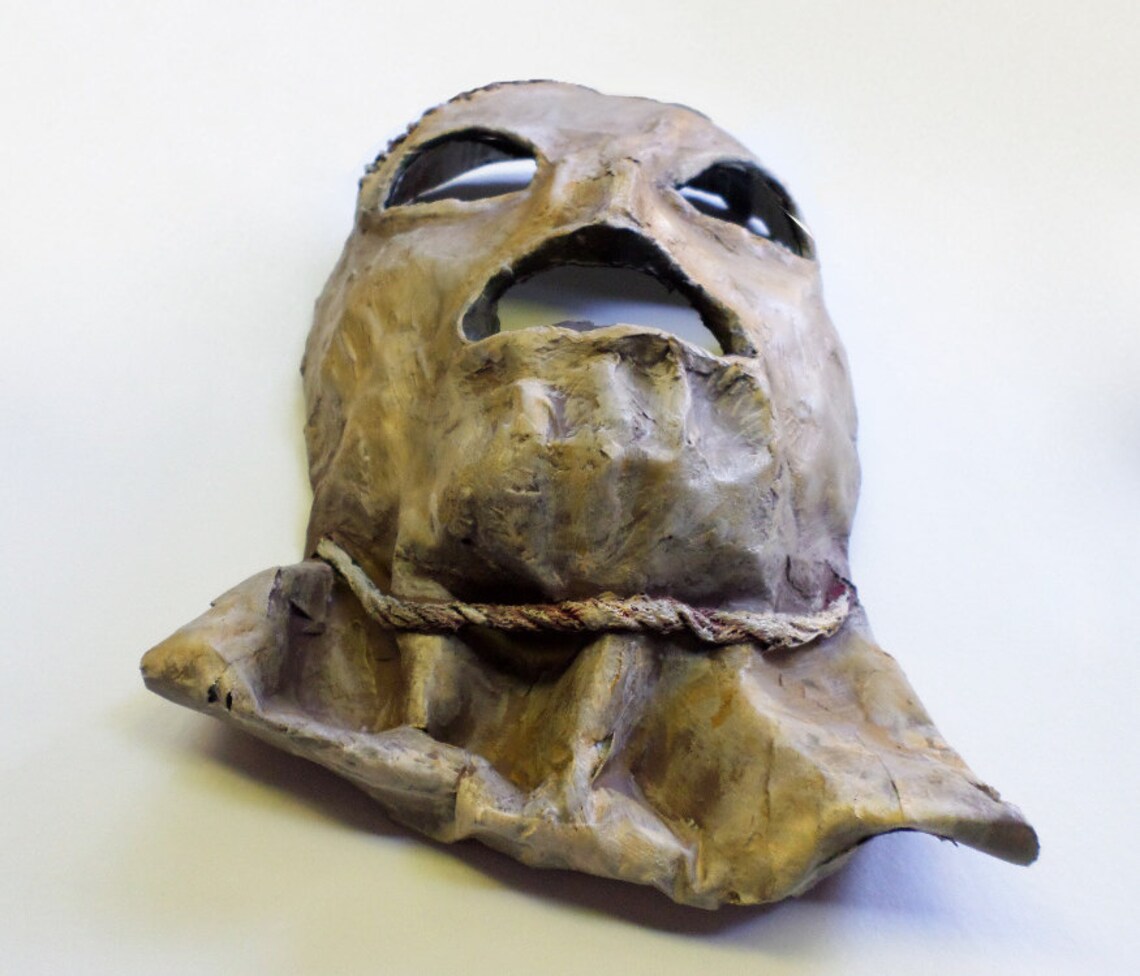 Scarecrow Mask Unique Mask Halloween Scarecrow Horror Mask - Etsy