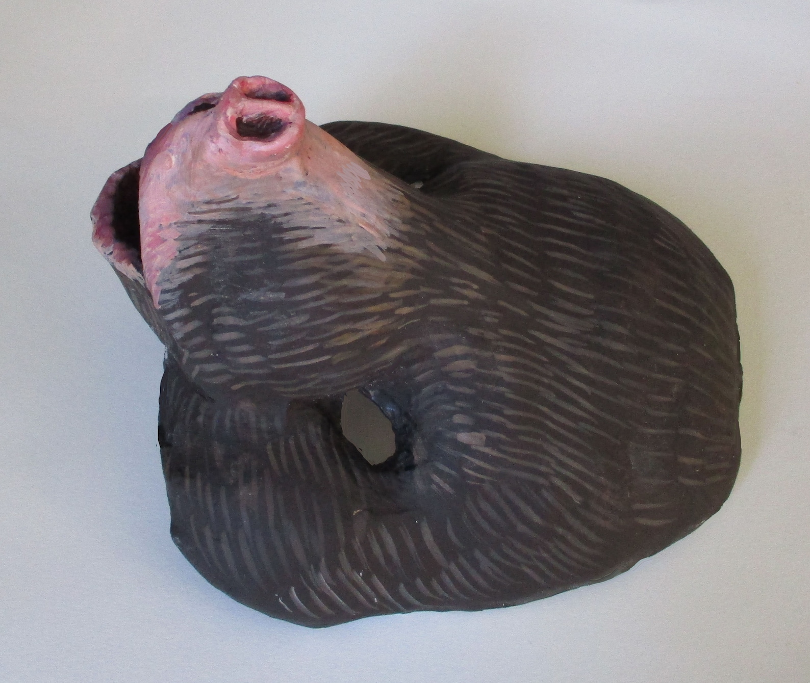 Mole Mask Wearable Paper Mache Animal Mask Moldwarp Mole - Etsy