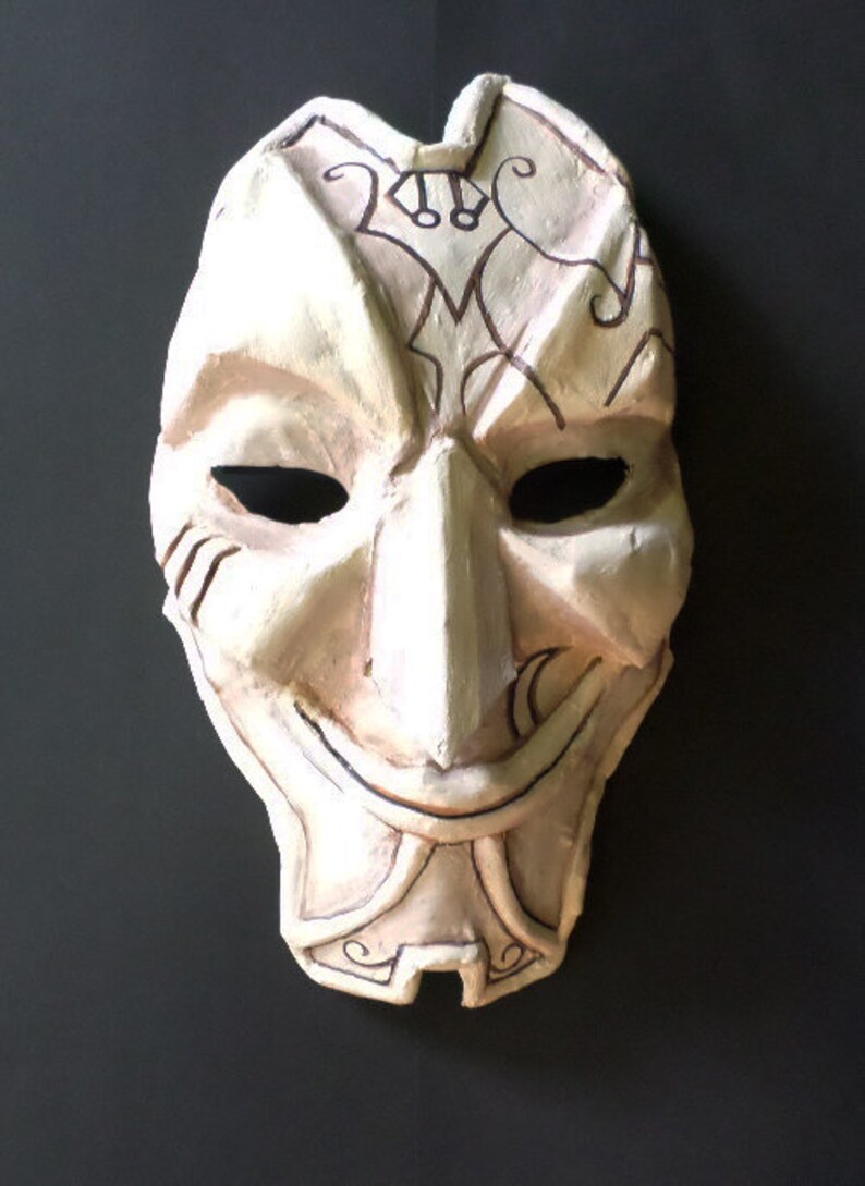 Djinn Mask Jinn Genie Mask Wearable Paper Mache | Etsy