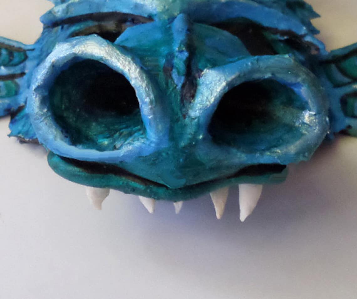Jabberwocky Mask Alice in Wonderland Dragon Mask Unique - Etsy New Zealand