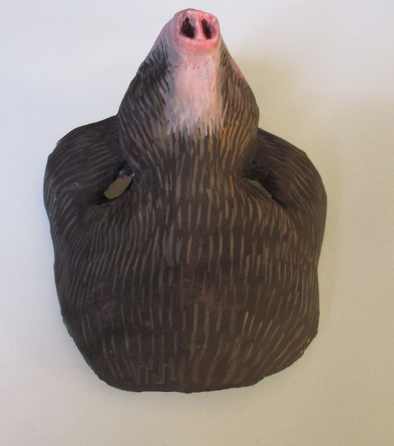 Mole Mask Wearable Paper Mache Animal Mask Moldwarp Mole - Etsy Hong Kong