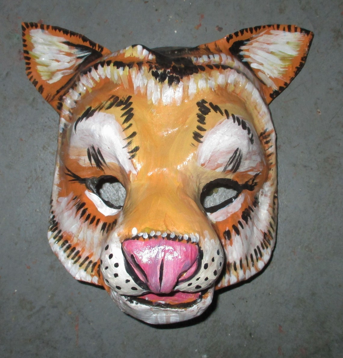 Tiger Cub Mask Baby Bengal Tiger Mask Costume Wearable - Etsy