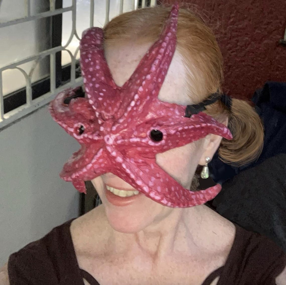 Starfish Mask, Sea Creature, Paper Mache, Wearable - Etsy