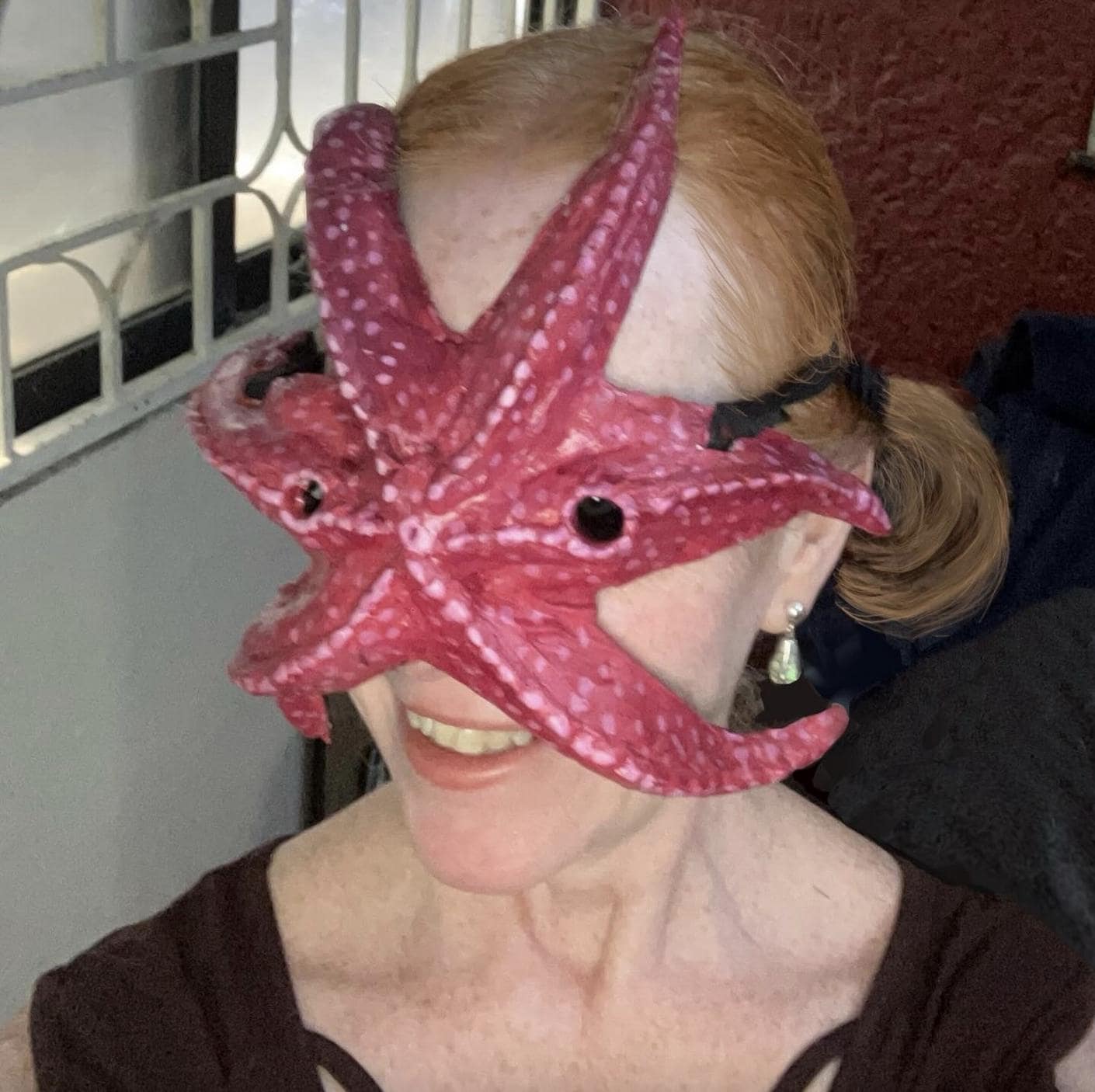 Starfish Mask, Sea Creature, Paper Mache, Wearable - Etsy